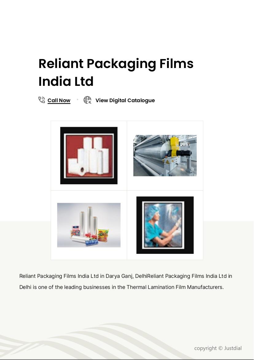 reliant packaging