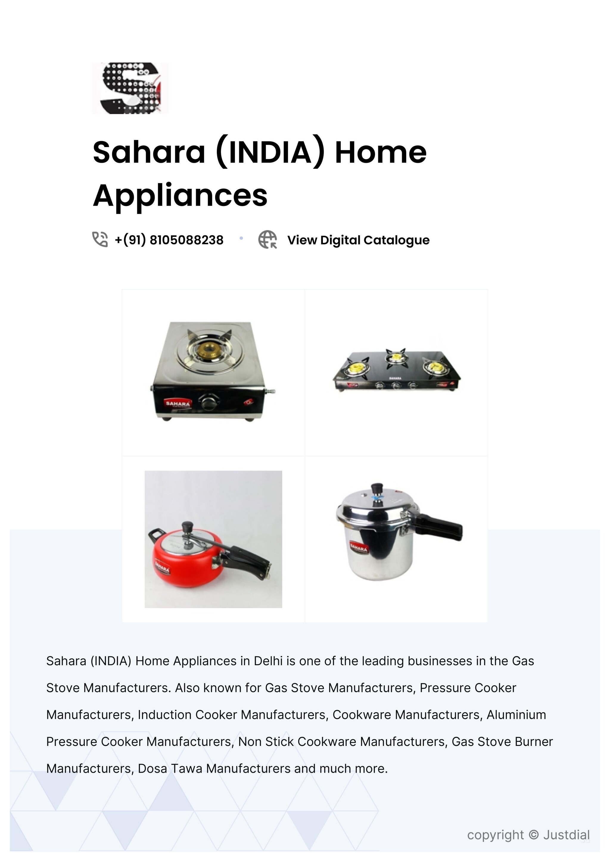 Sahara india home appliances store
