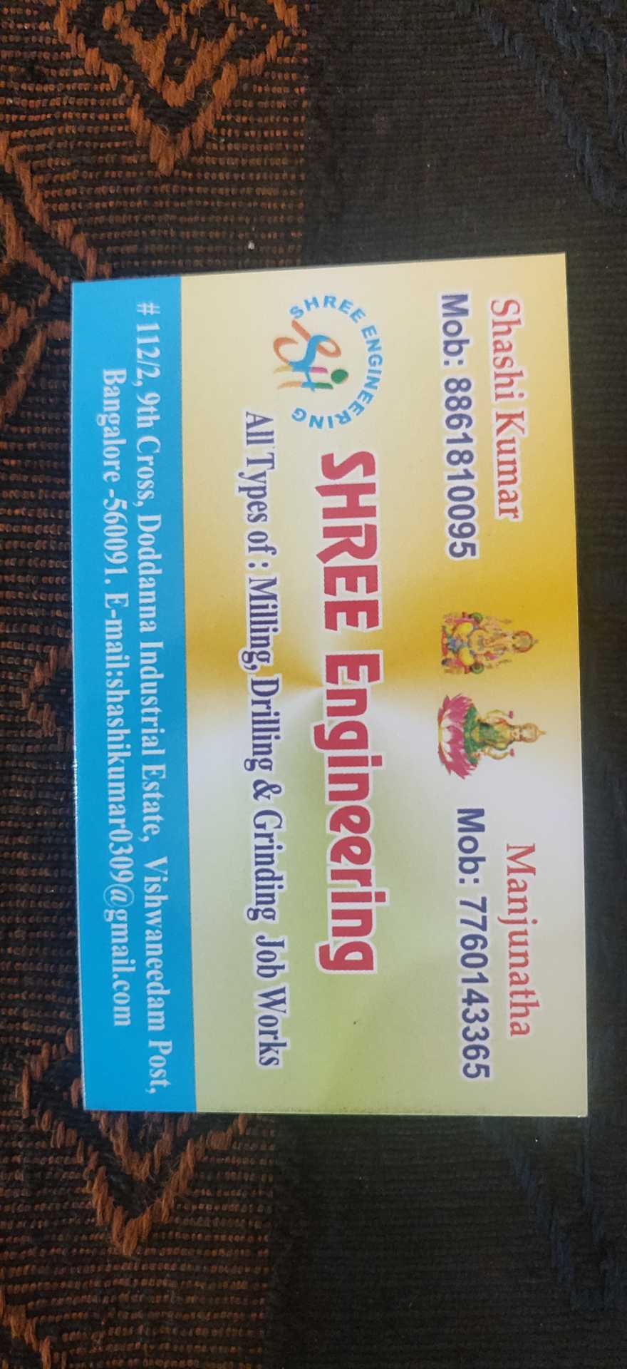 Shree Engineering in Vishwaneedam, Bangalore - Best Milling Job Works ...