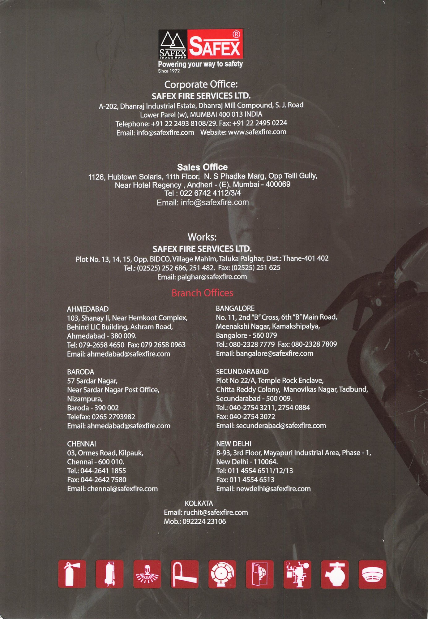 Safex Fire Services Ltd - Manufacturer from Kamakshipalya, Bangalore ...