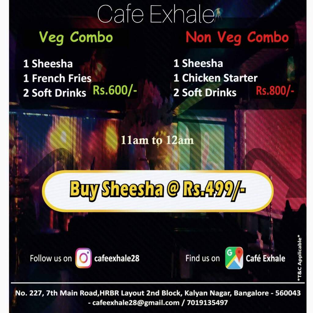 Cafe Exhale in HBR Layout,Bangalore - Order Food Online - Best Moderate ...