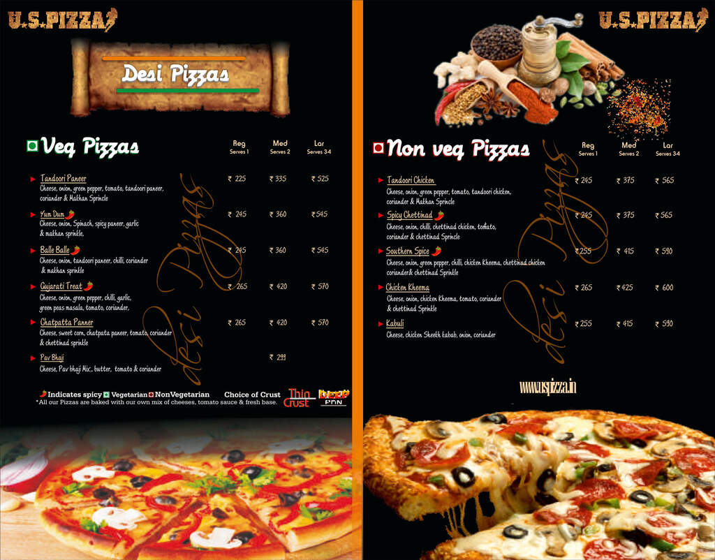 US Pizza in Commercial Street,Bangalore - Order Food Online - Pizza ...