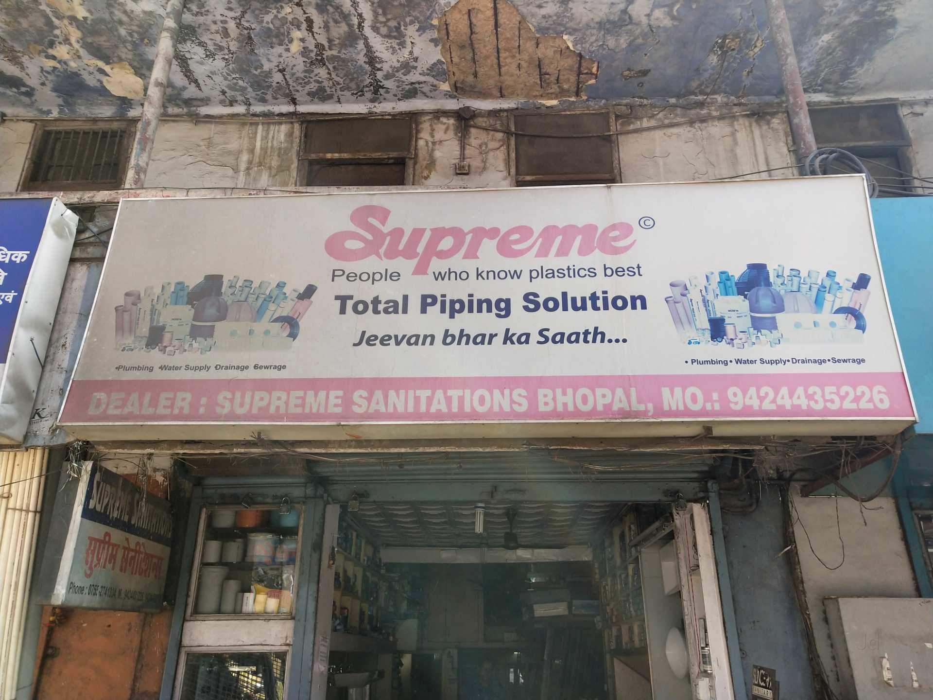 Supreme Sanitations in Hamidia Road, Bhopal - Best Sanitaryware Dealers ...