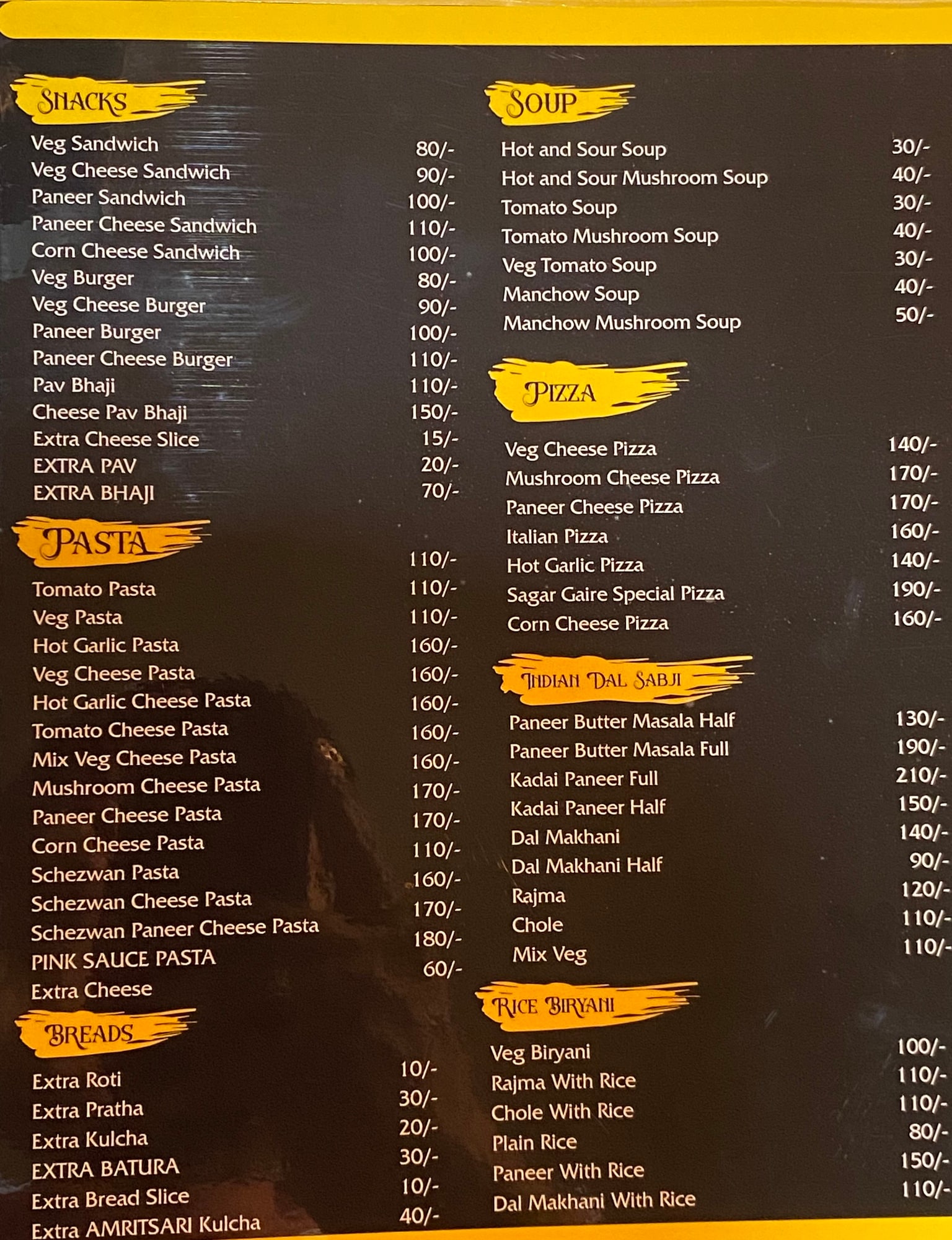 Sagar Gaire Fast Food Corner in Kolar Road,Bhopal - Order Food Online ...