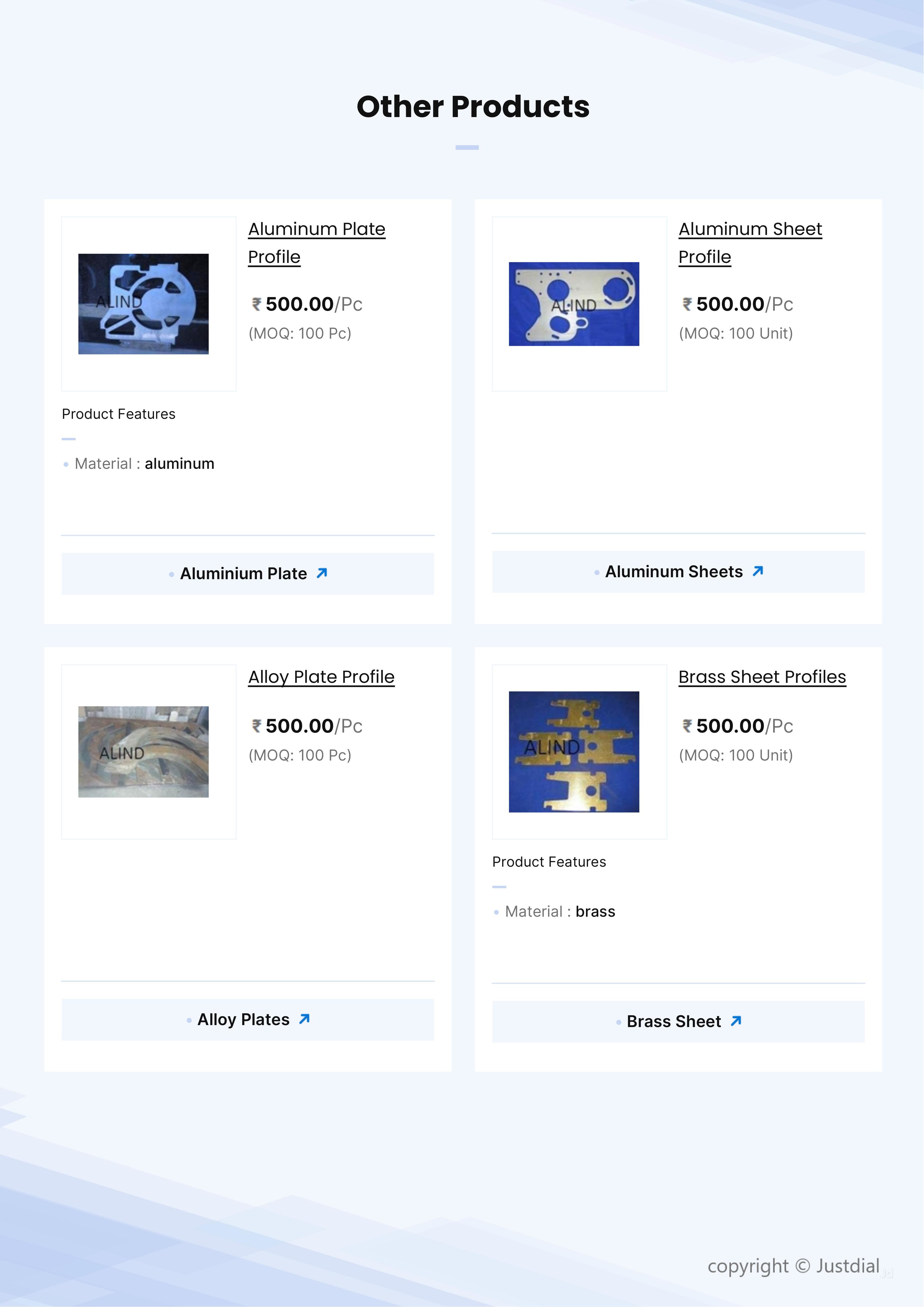 Alind - Manufacturer from Ambattur Industrial Estate, Chennai, India ...