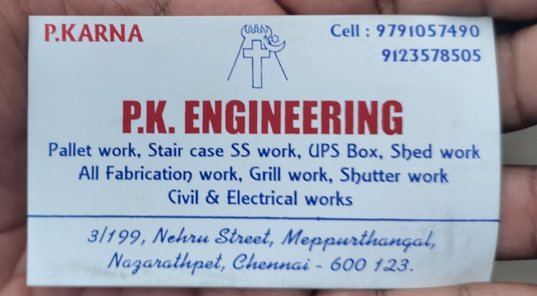 P K Engineering in Meppur Village, Chennai - Best Hardware Shops in ...