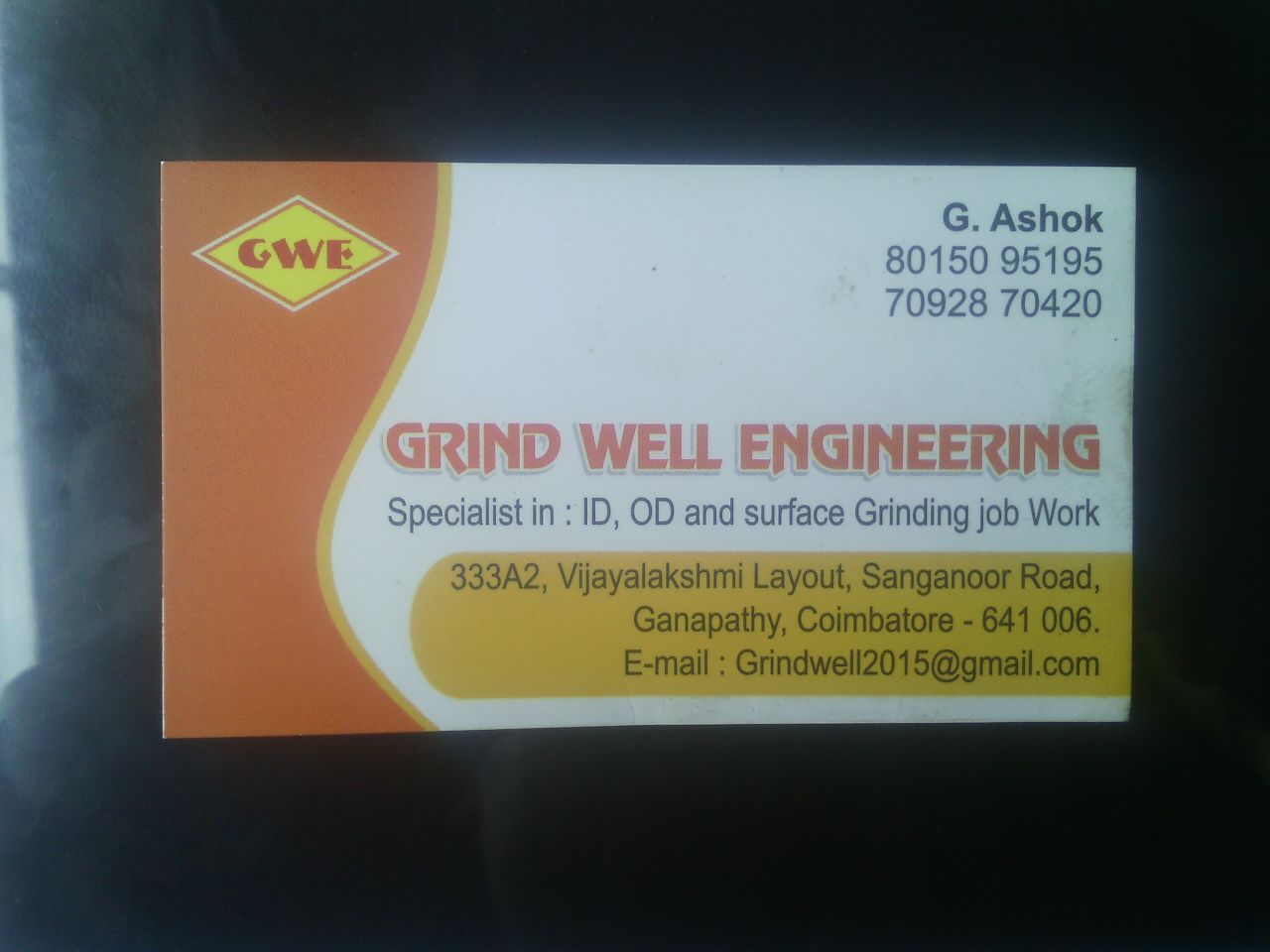 Grind Well Engineering in Ganapathy, Coimbatore - Best Cylindrical ...