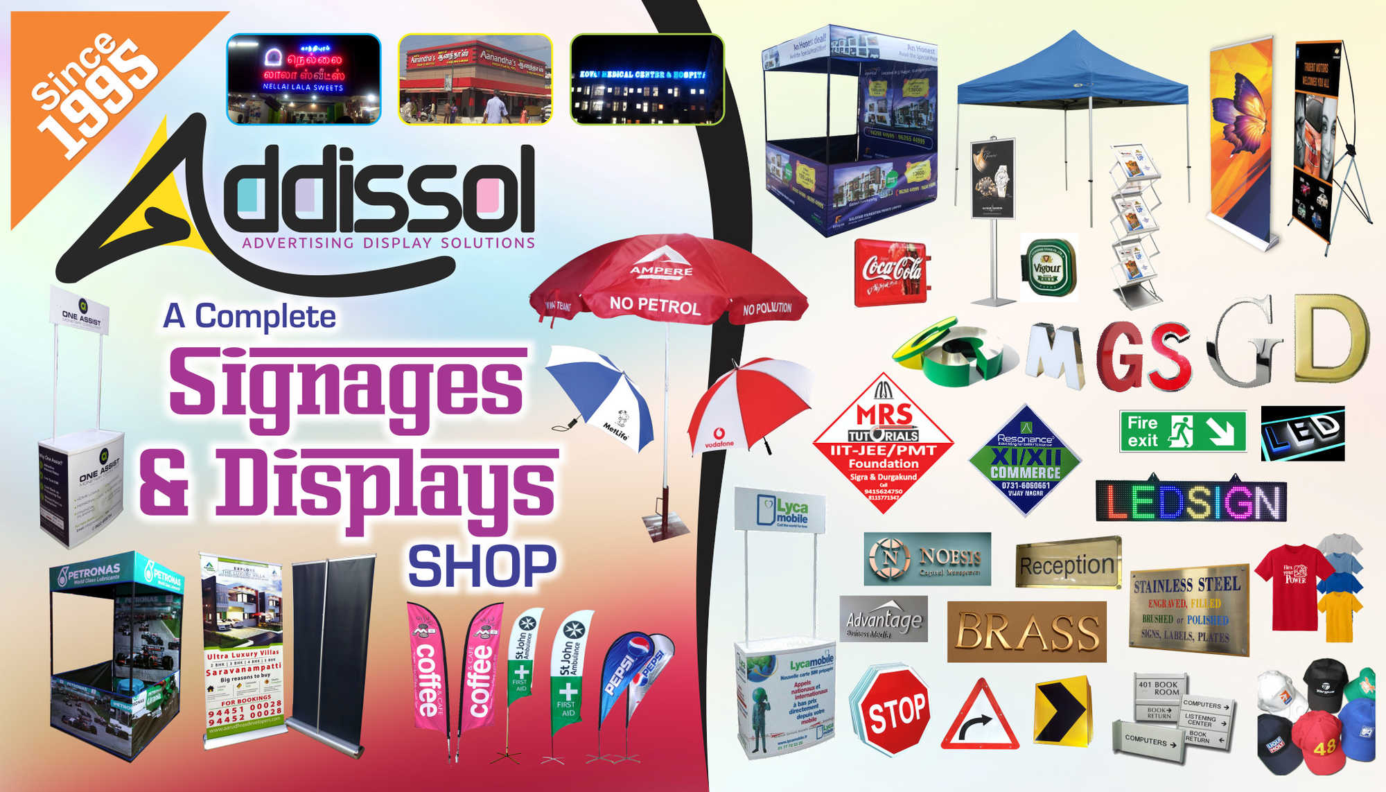 Addissol Signages And Displays in Tatabad, Coimbatore - Best Canopy ...