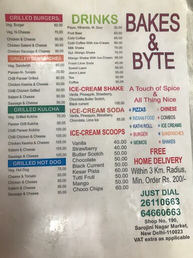 Bakes & Bytes Restaurant in Sarojini Nagar,Delhi - Order Food Online ...