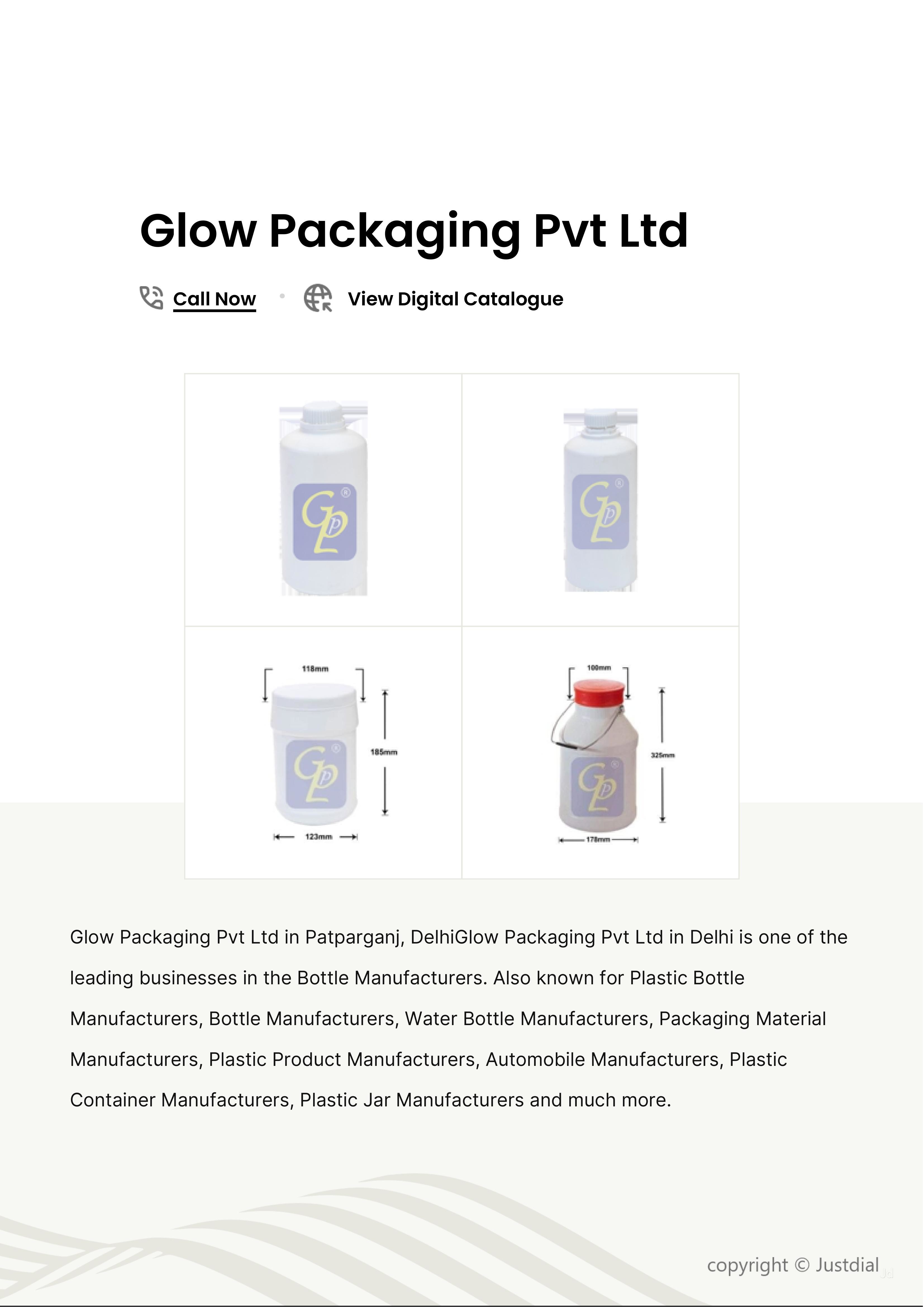 Glow Packaging Pvt Ltd - Manufacturer from Patparganj, Delhi, India ...