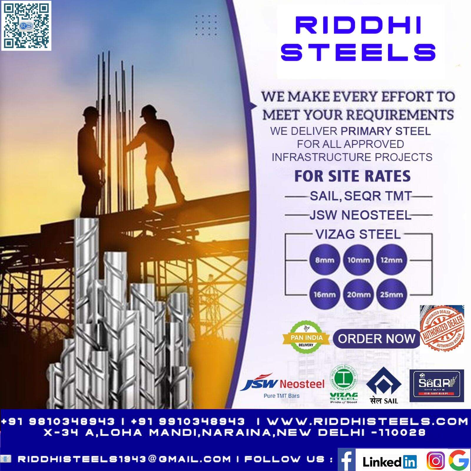 MS Pipe Mild Steel Tubular Element in Delhi at best price by Riddhi ...
