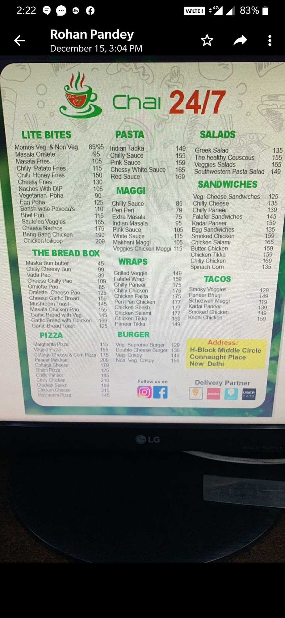 Chai 24/7 in Connaught Place,Delhi - Best Tea Lounges in Delhi - Justdial