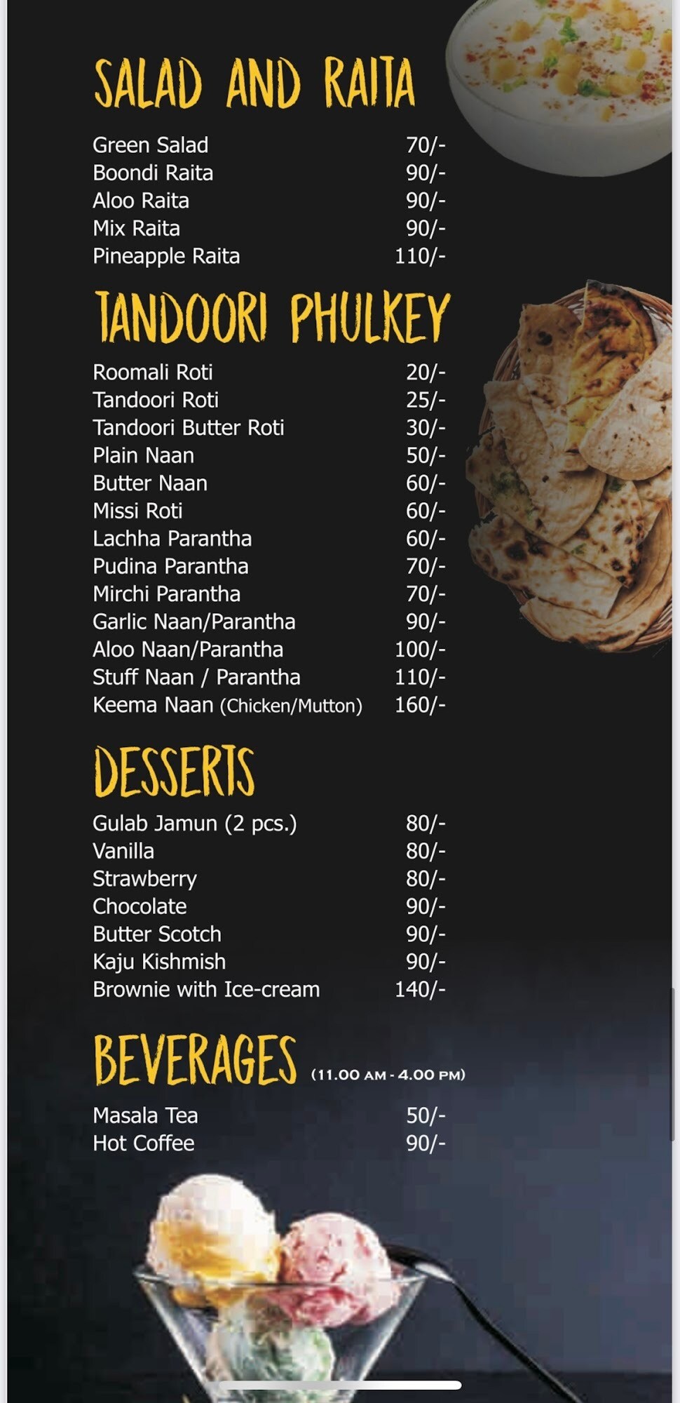 Pakwan Restaurant ( A Multi-meal Family Restaurant) Menu in Tilak Nagar ...