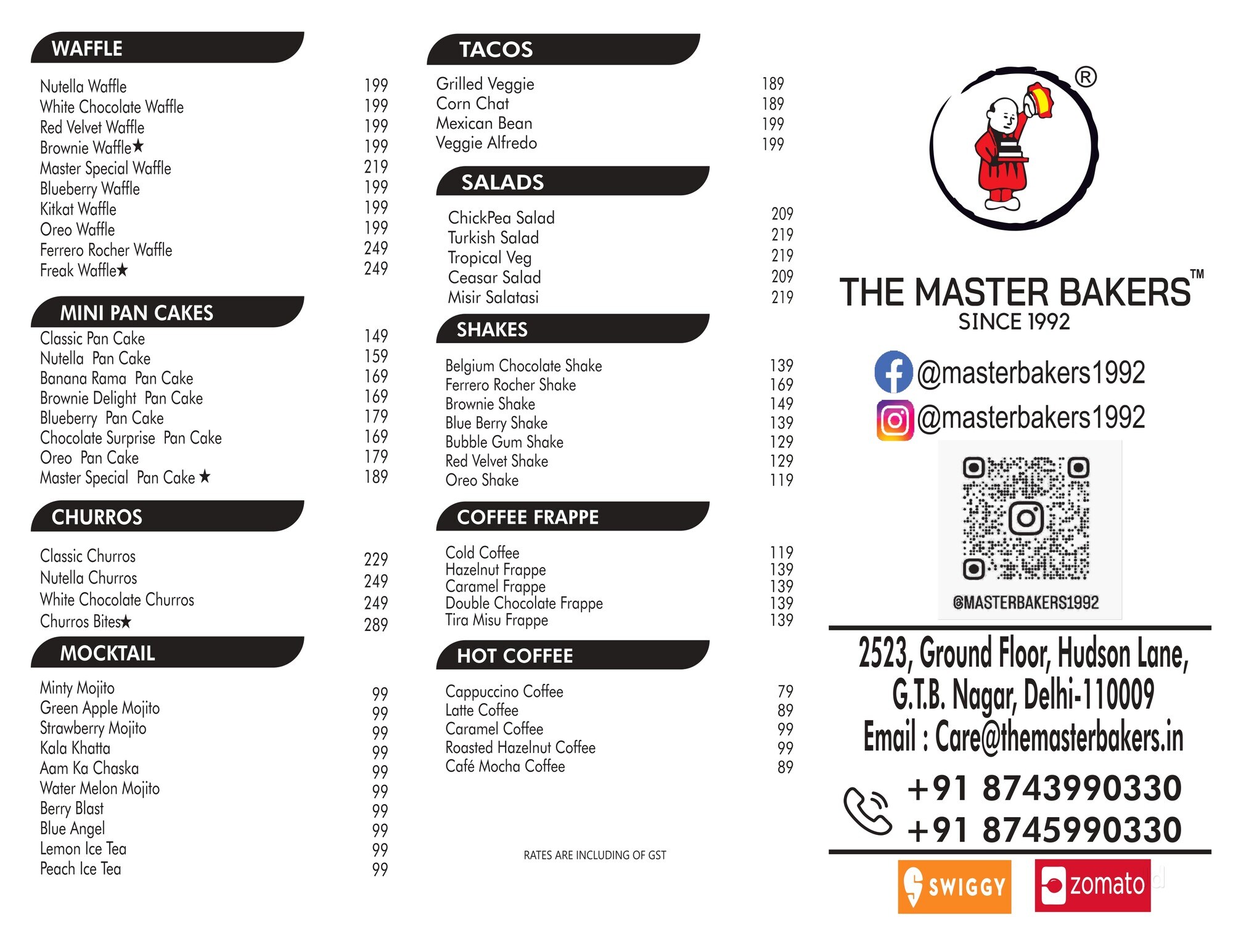 The Master Bakers in GTB Nagar,Delhi - Best Cake Shops in Delhi - Justdial