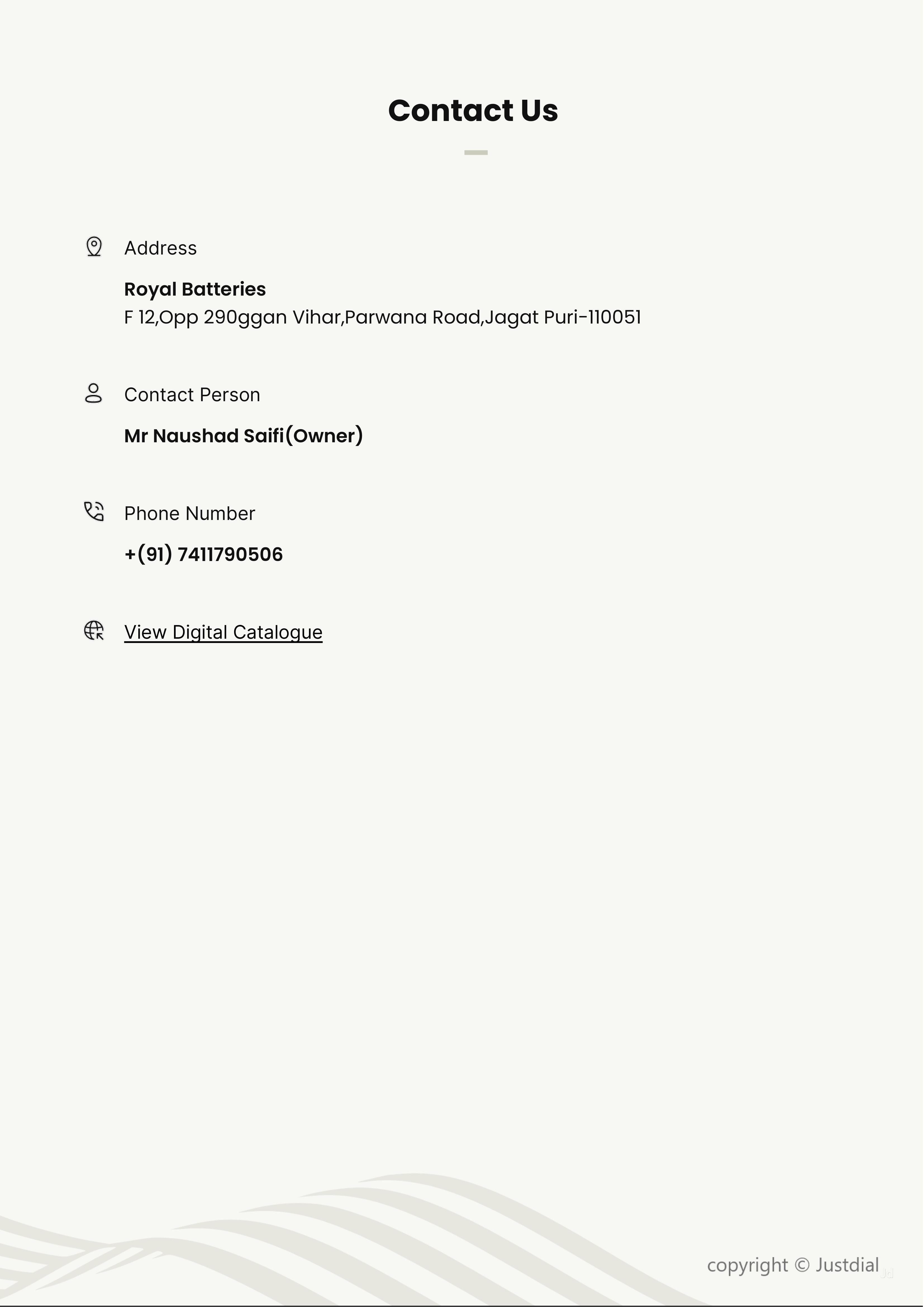 Royal Batteries - Dealer from Jagat Puri, Delhi, India | Company Profile