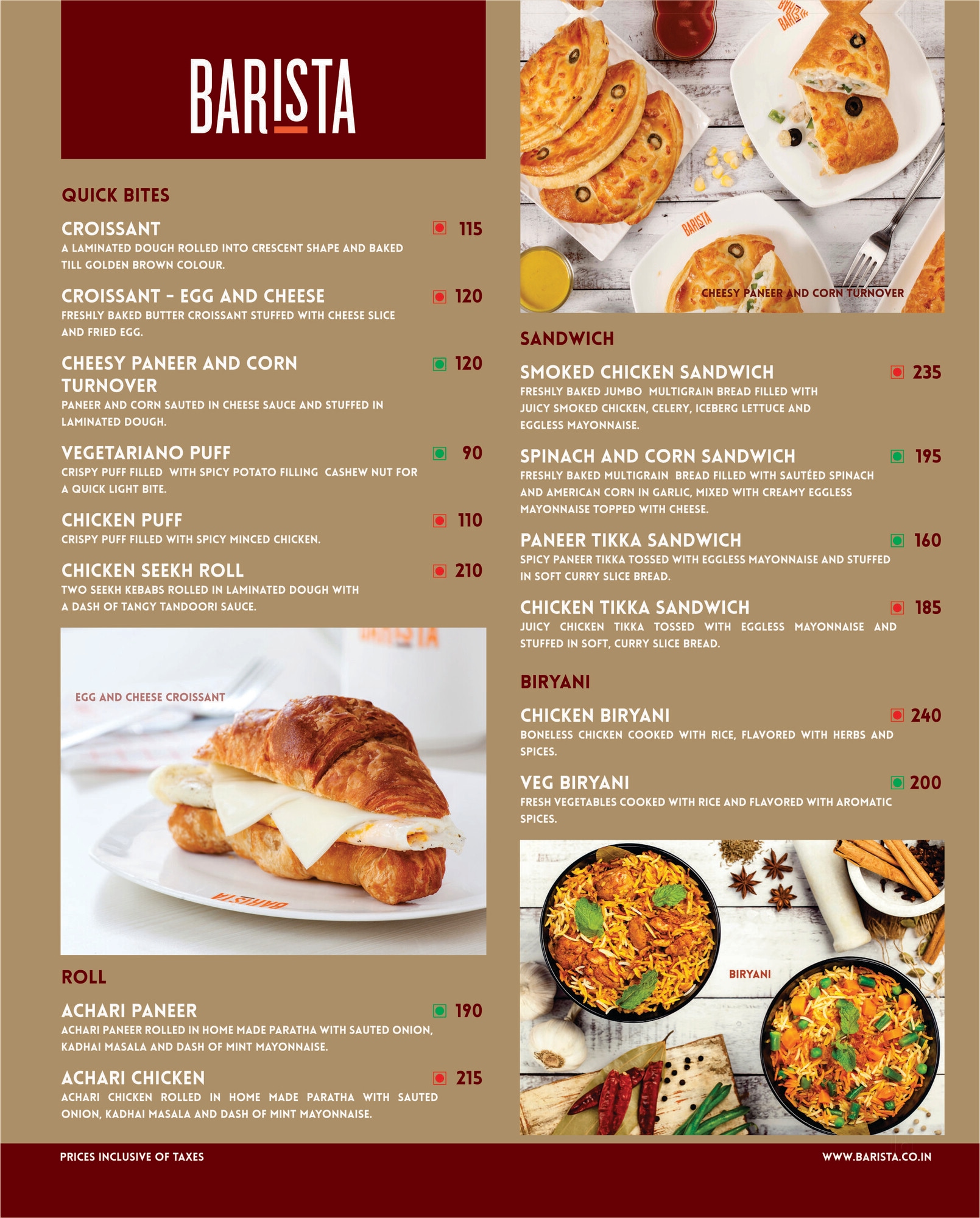 Barista in Netaji Subhash Place Complex-Pitampura,Delhi - Order Food ...