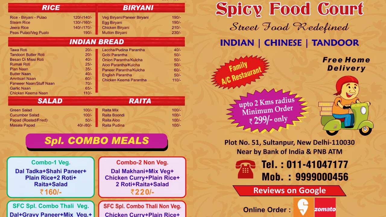 Spicy Food Court in Neelam Bata Road,Delhi - Best Food Court in Delhi ...