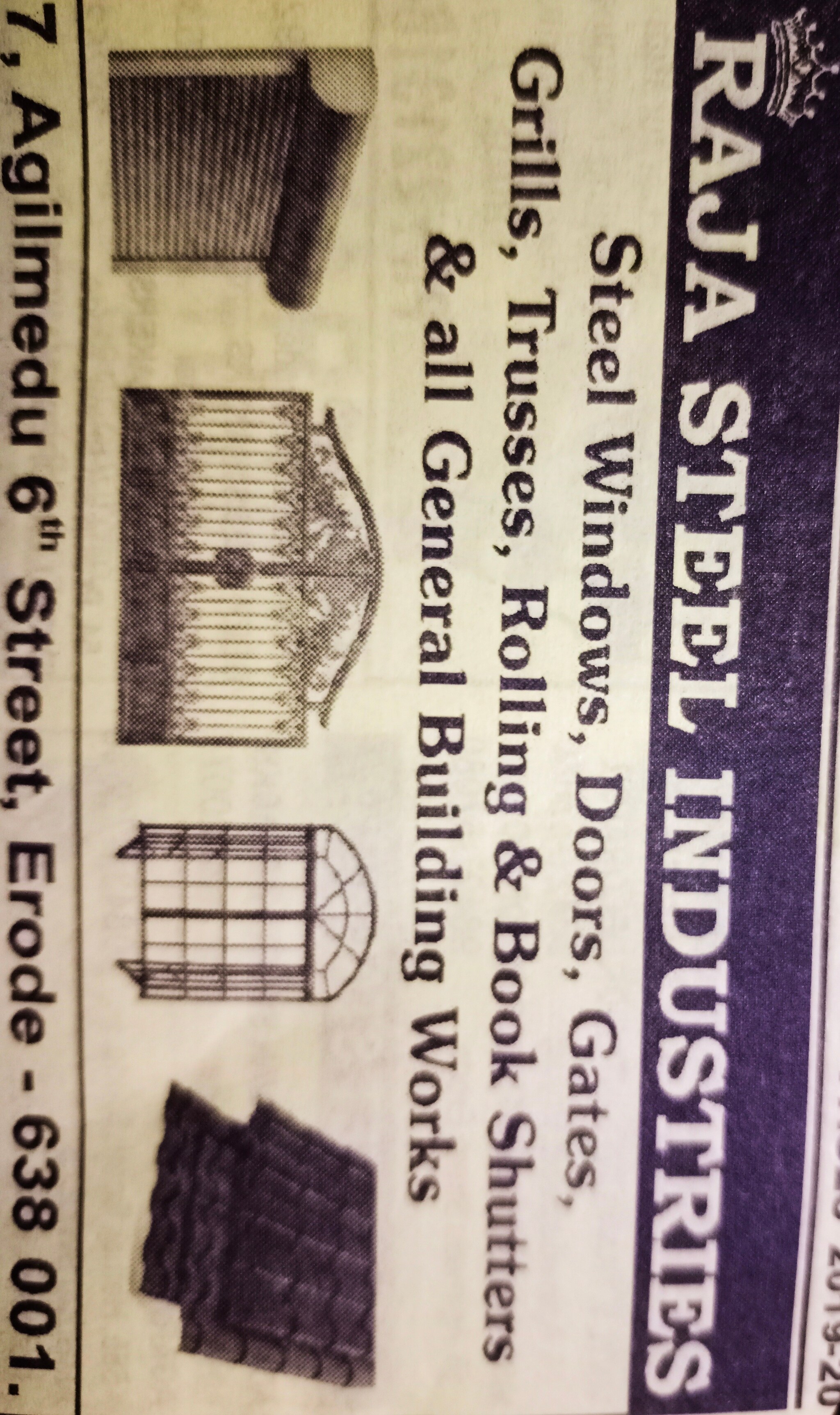 RAJA STEEL INDUSTRIES in Erode Fort, Erode - Best Steel Shuttering ...