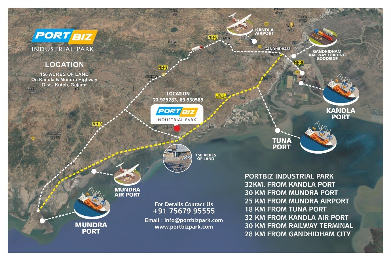 Portbiz Industrial Park in Kutch Kala Road, Gandhidham - Best Real ...
