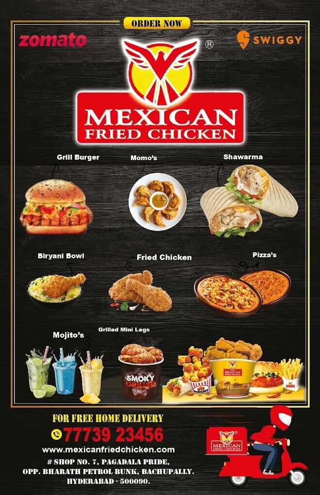 Mexican Fried Chicken in Kphb Colony,Hyderabad - Order Food Online ...