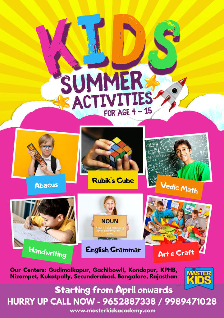 Master Kids Academy in Gudi Malkapur,Hyderabad - Best Drawing Classes ...