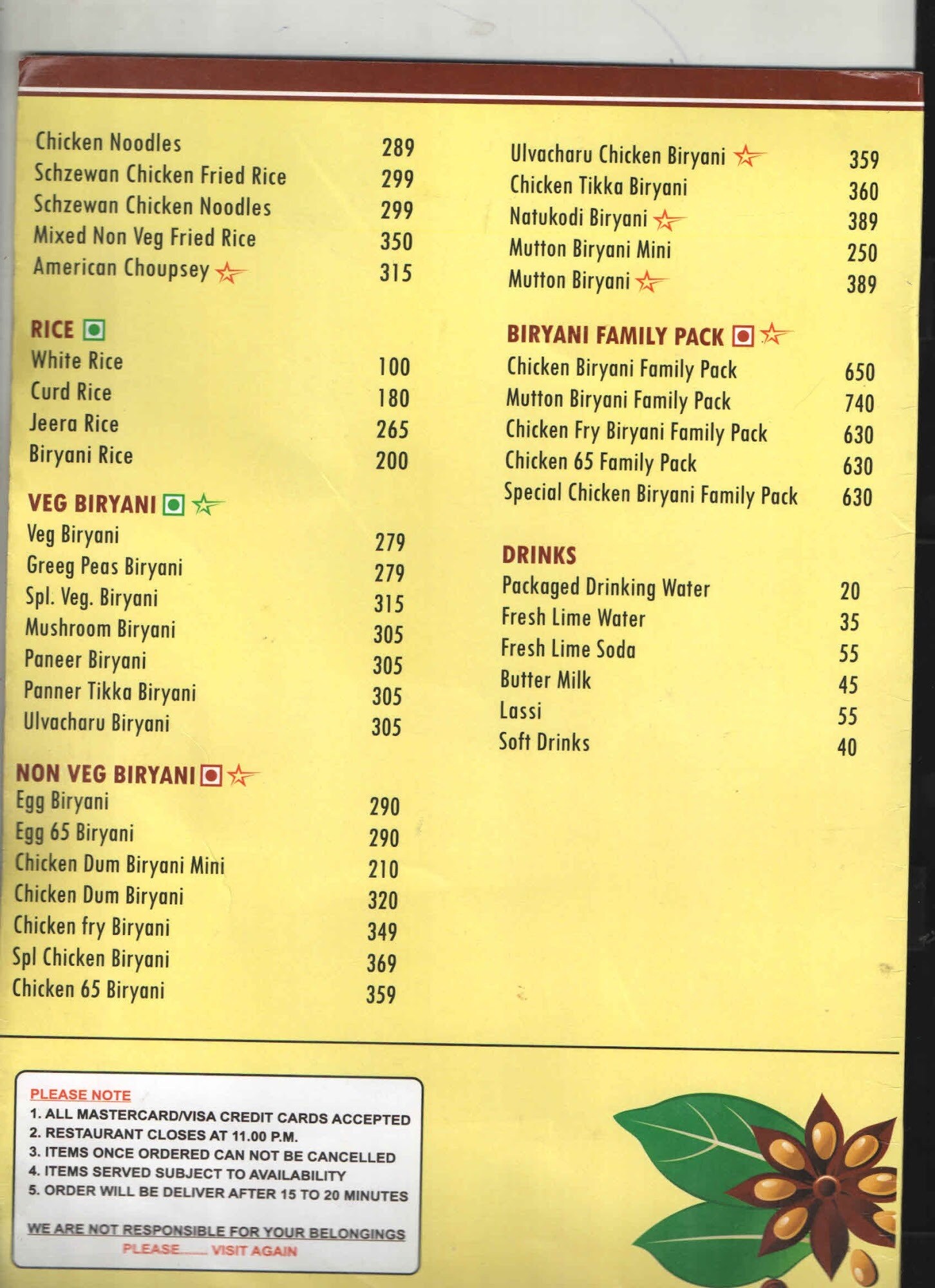 Spice Nation Restaurant in Ecil,Hyderabad - Order Food Online - Best ...