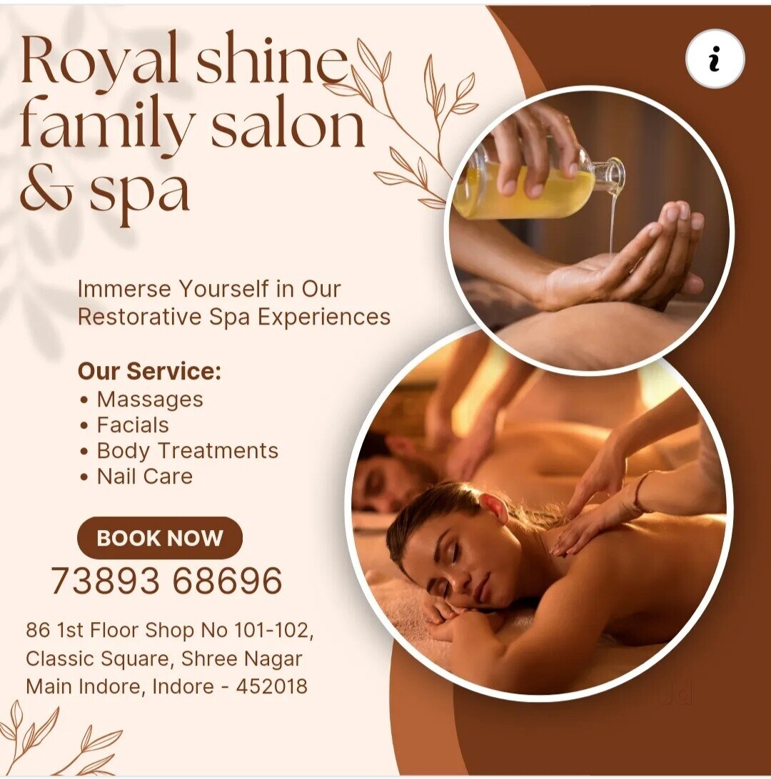 Royal Shine Family Saloon And Sp in Shree Nagar Main Indore,Indore ...