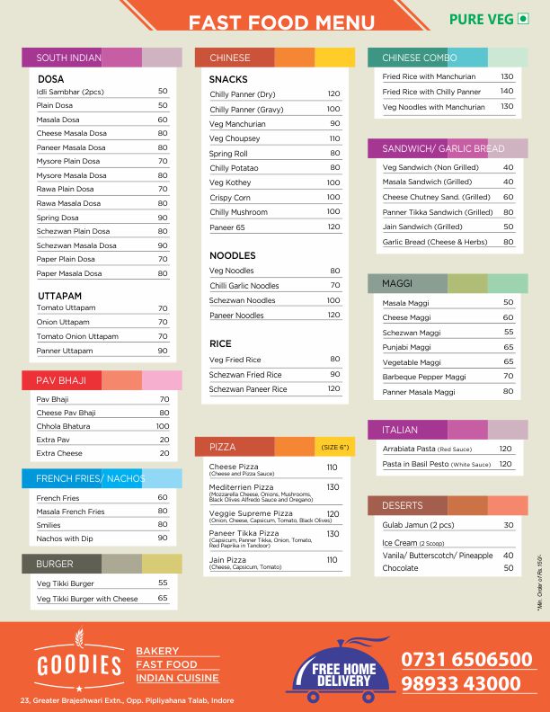 Goodies Bakery in By Pass Road (North),Indore - Best Fast Food in ...