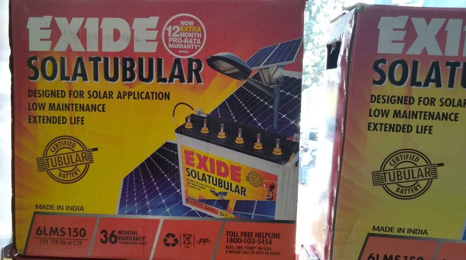 EXIDE Industrial Batteries For Train Lighting Of Railway Coaches in ...