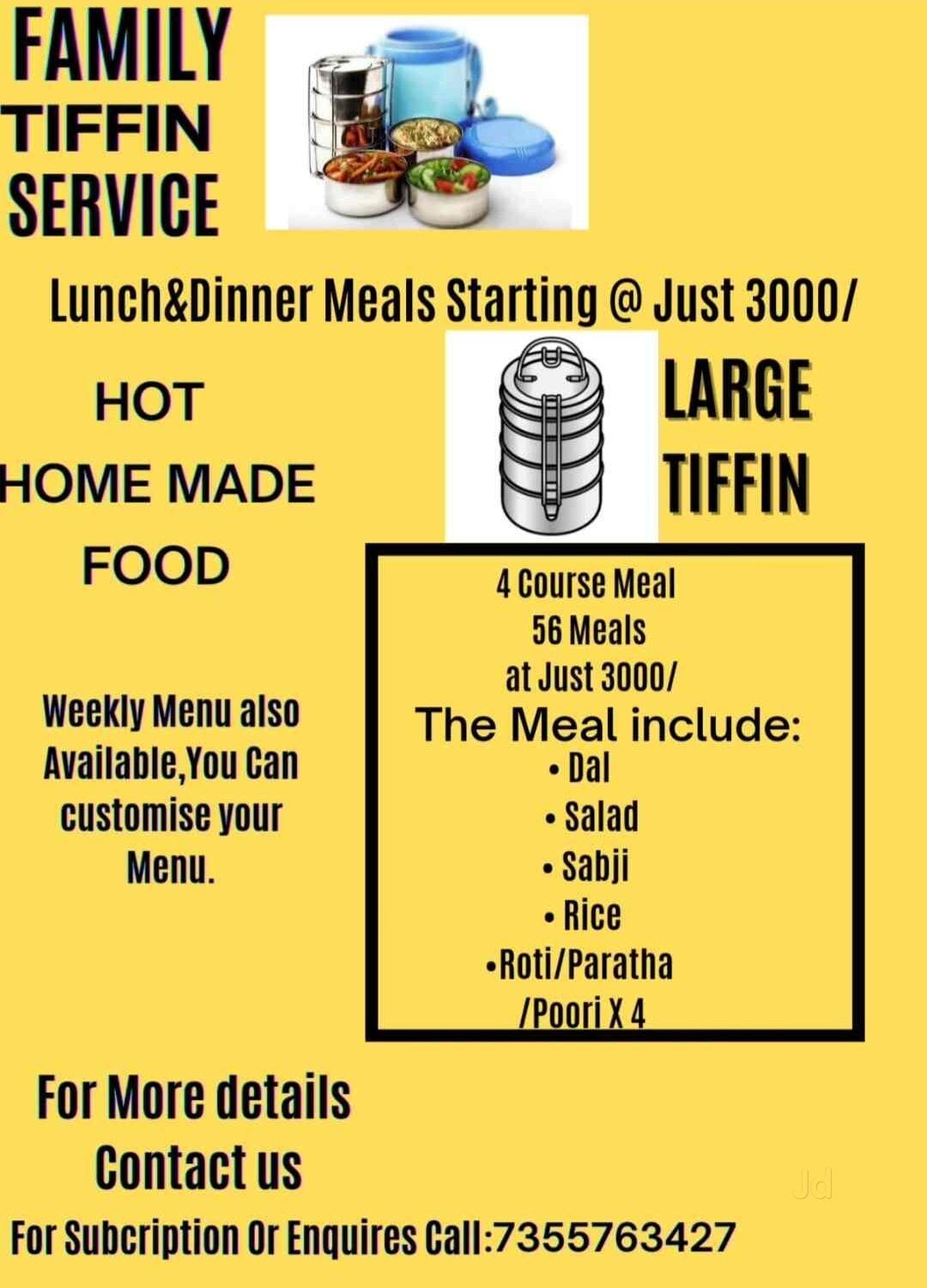 Top Tiffin Services in Kalyanpur - Best Tiffin Home Delivery - Justdial