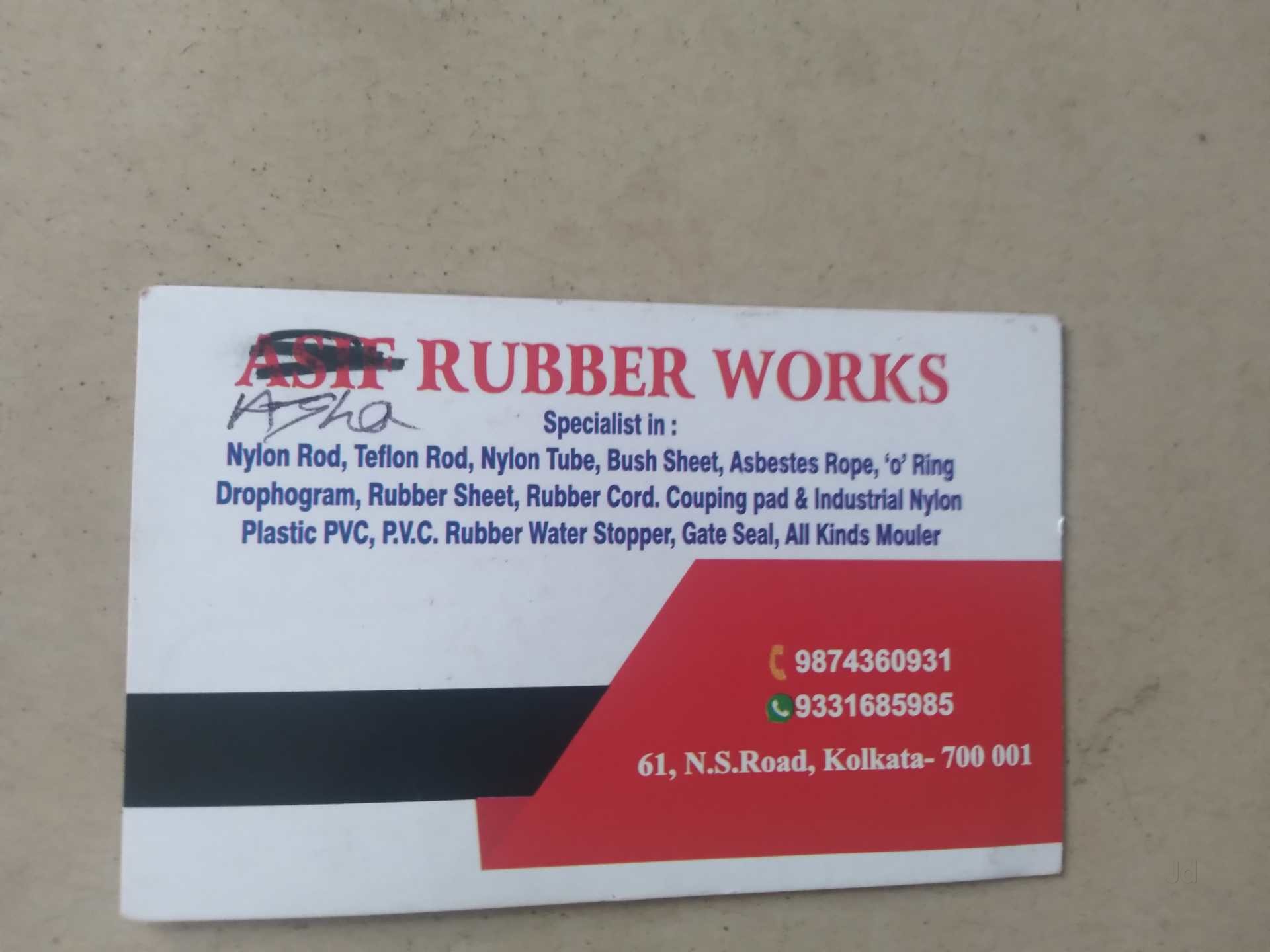 Asha Rubber Works in Burrabazar, Kolkata - Best Teflon Rod ...