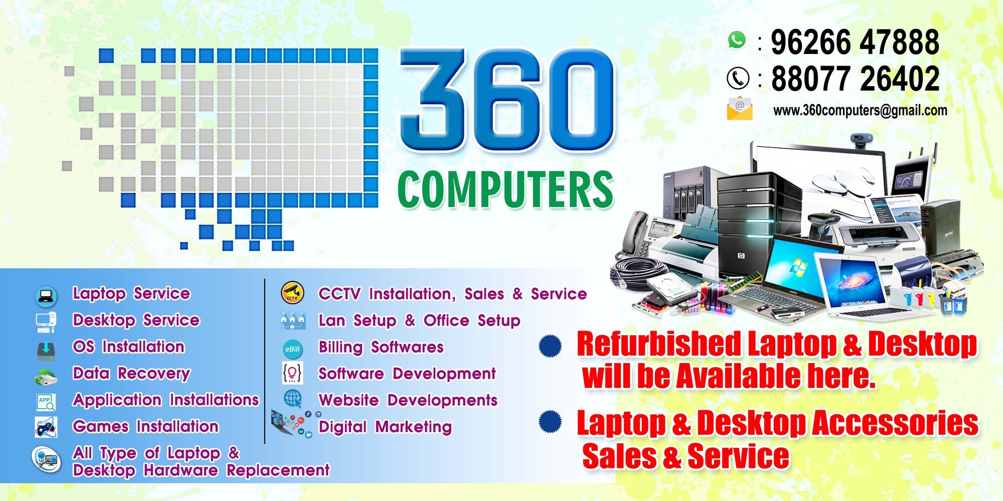 360 Computers It Sales & Services in Ptv Colony, Krishnagiri - Best ...