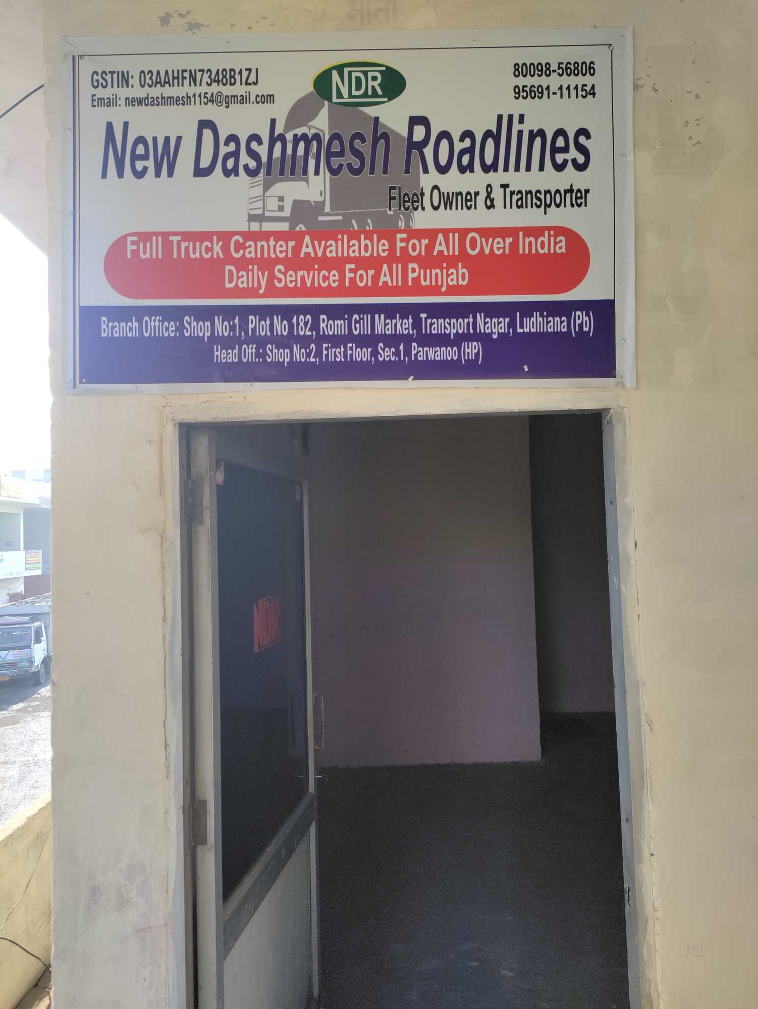 New Dasmesh Roadlines in Abdullapur Basti, Ludhiana - Best Transporters ...