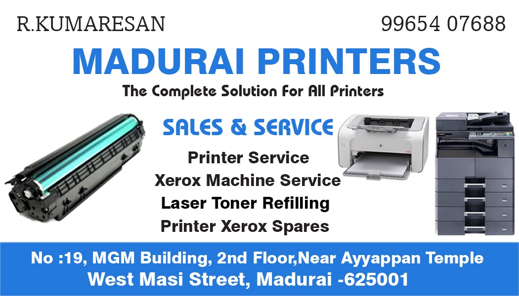 Madurai Printers in Kottur, Madurai - Best Printing Equipment Dealers ...