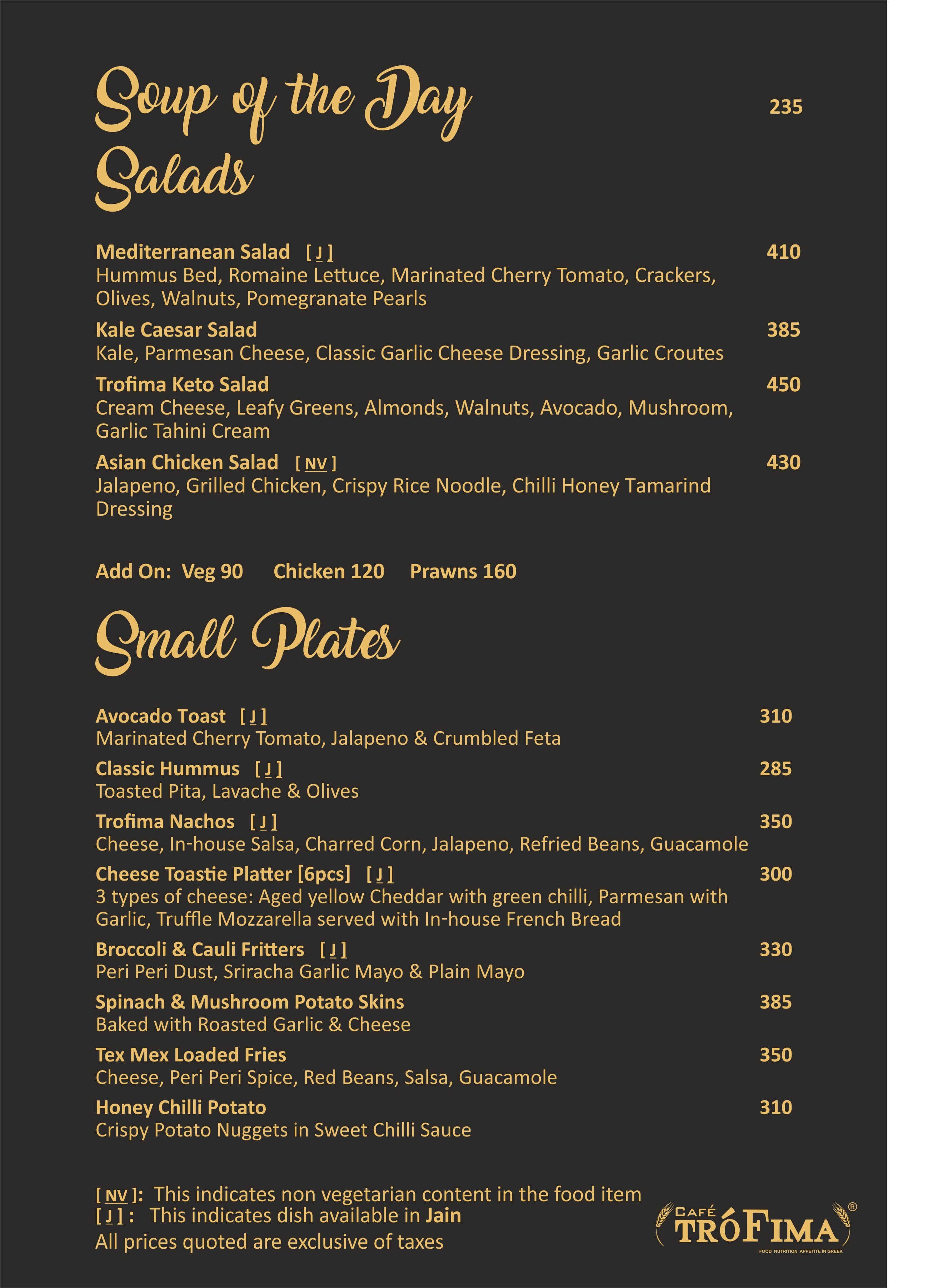 Cafe Trofima in Shivaji Park-Dadar West,Mumbai - Order Food Online ...