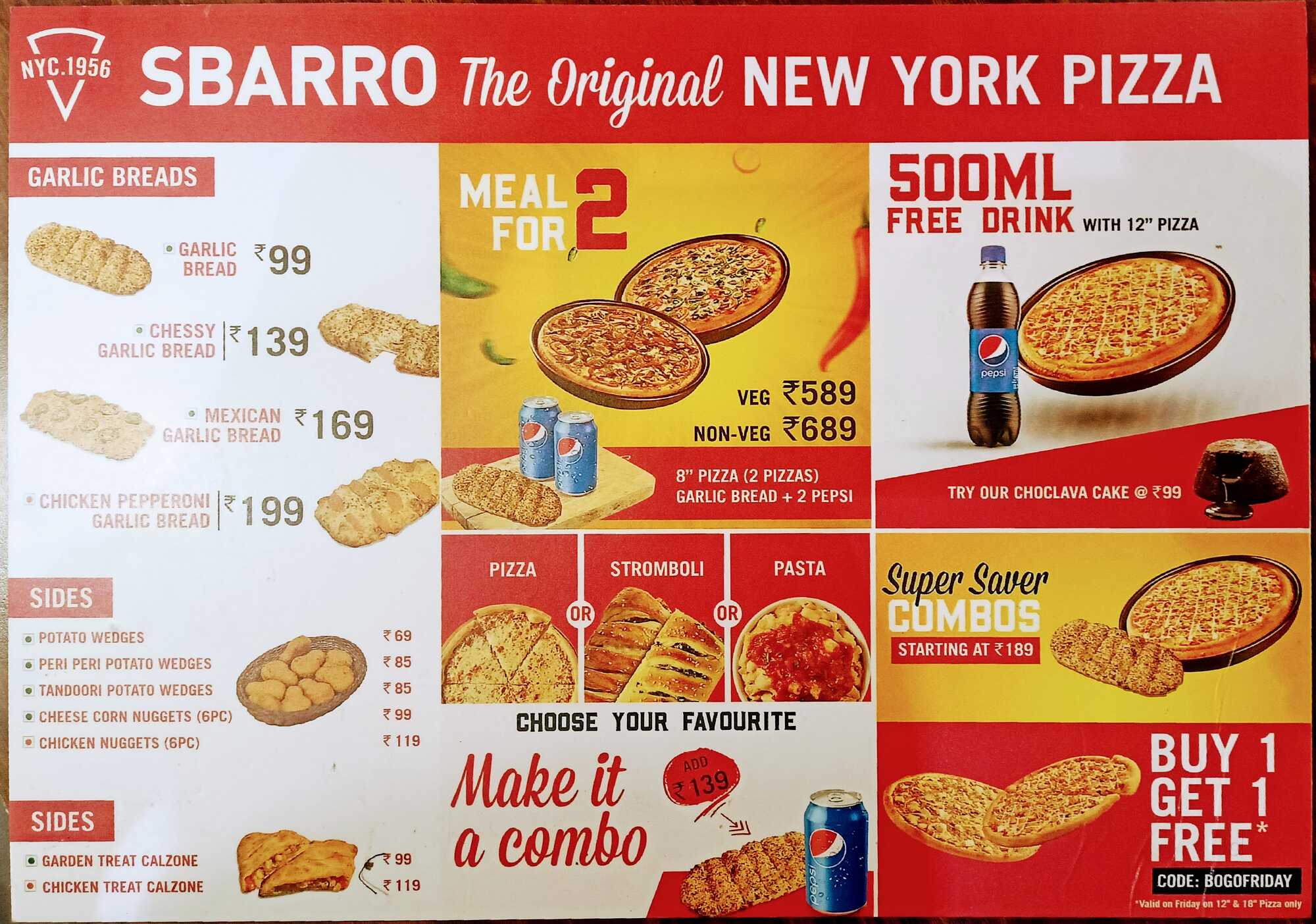 Sbarro in Andheri West,Mumbai - Order Food Online - Pizza Outlets near ...
