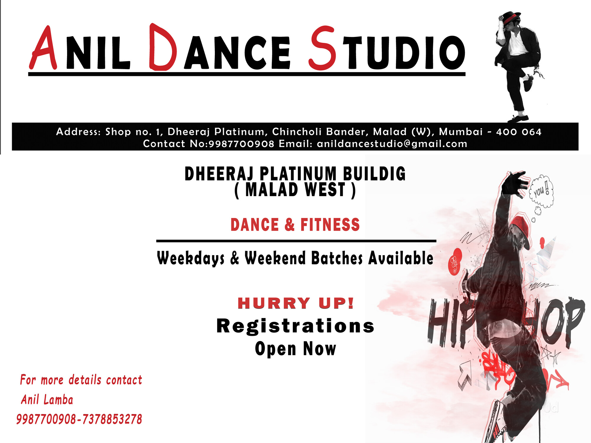 Anil Dance Studio in Malad West,Mumbai - Best Dance Classes in Mumbai ...
