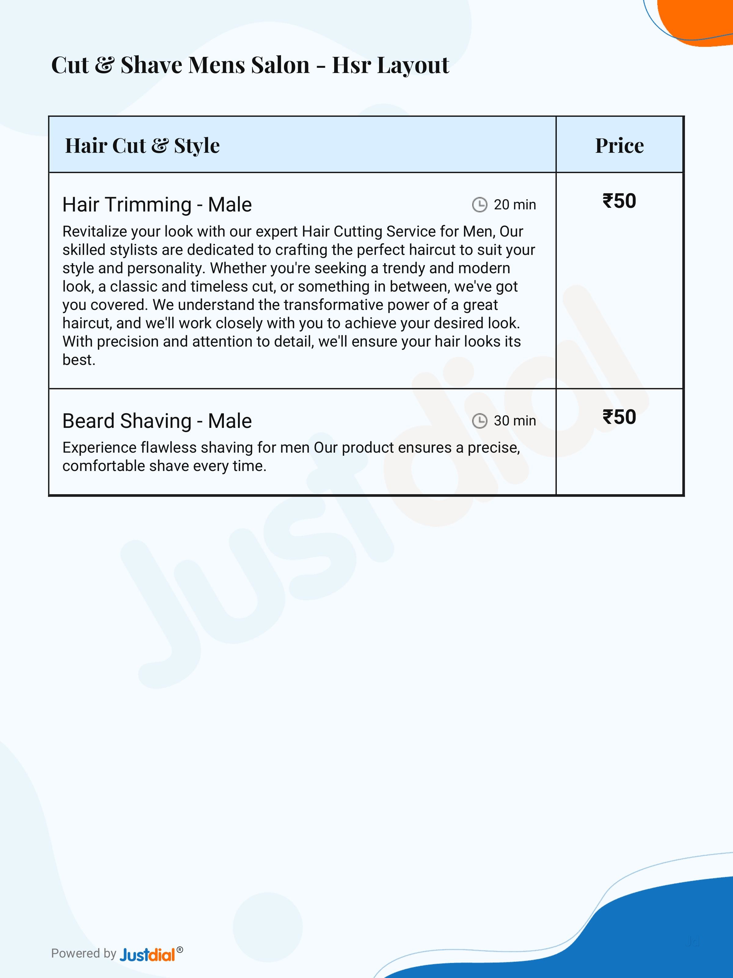 Cut & Shave Mens Salon - Hsr Layout in HSR Layout,Bangalore - Best ...
