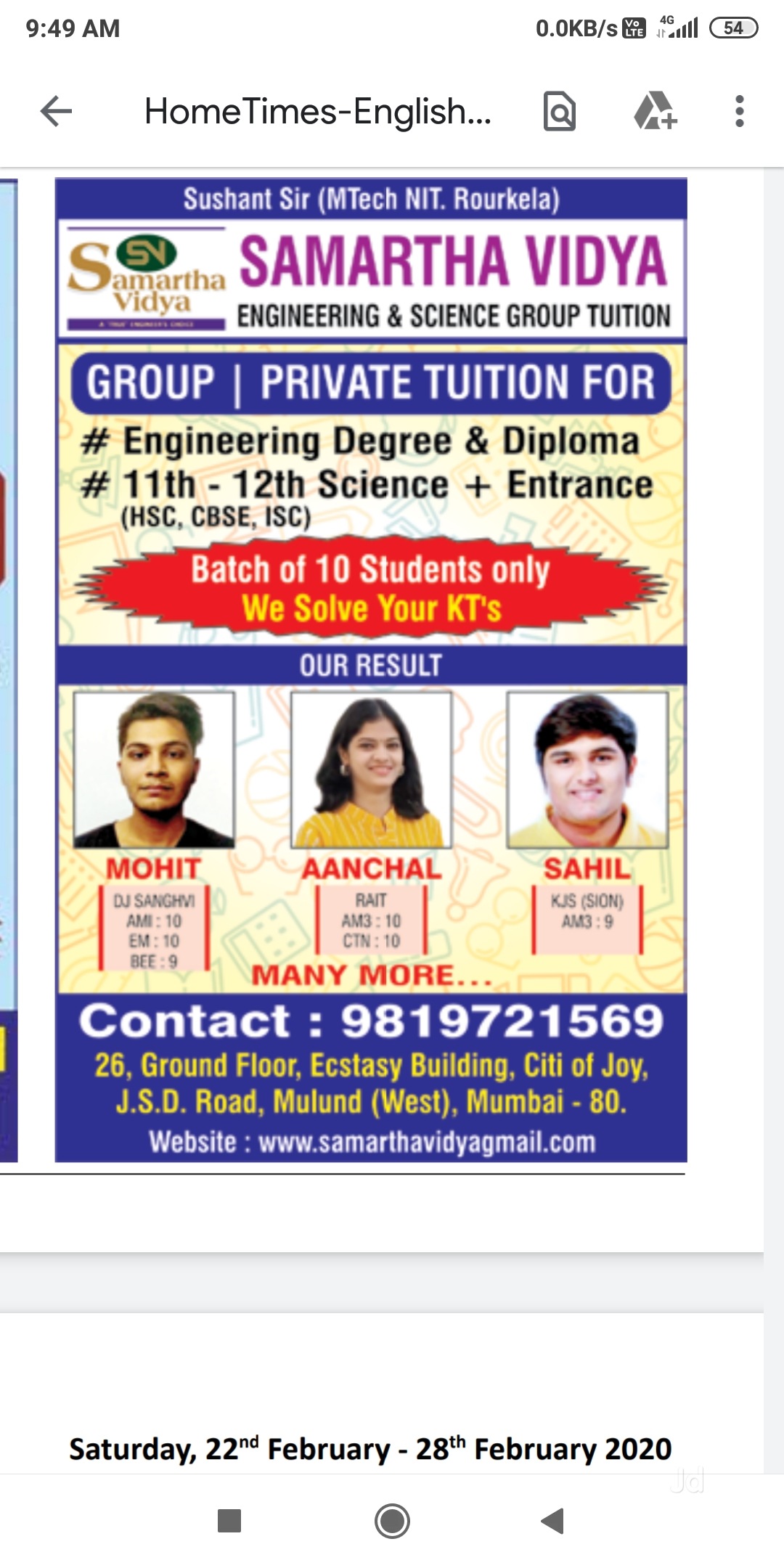 Top 100 Tutorials For Bachelor of Engineering in Mumbai - Best Engineering Tuitions - Justdial