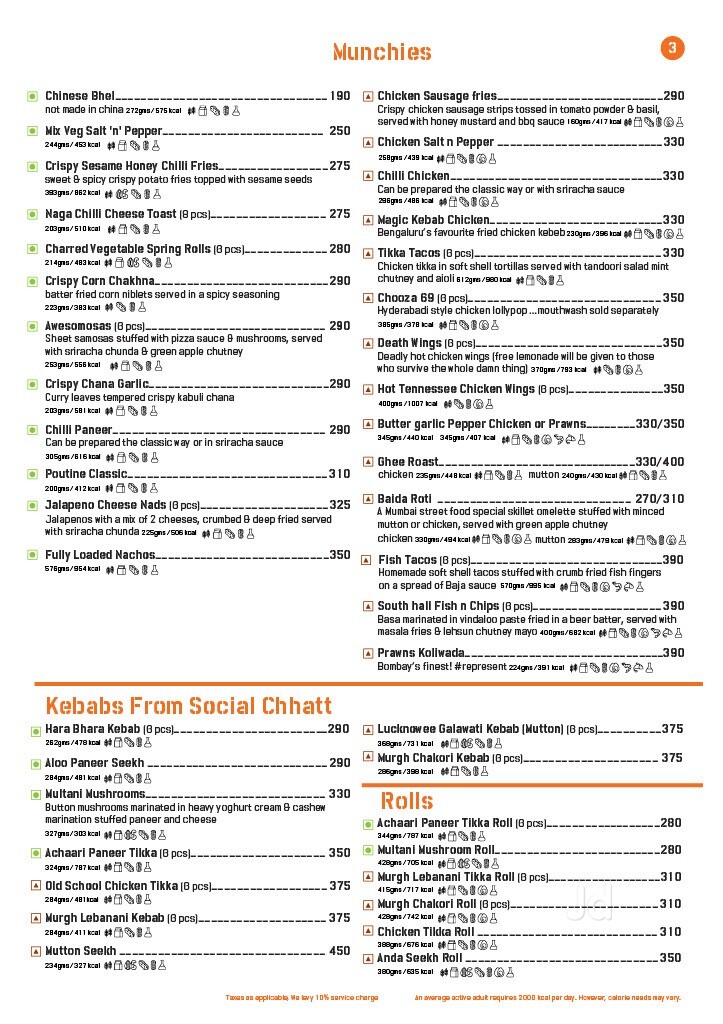 Versova Social in Versova,Mumbai - Order Food Online - Best North ...