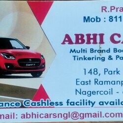 29 Photos of Abhi Cars Body Tinkering & Painting in Nagercoil ...