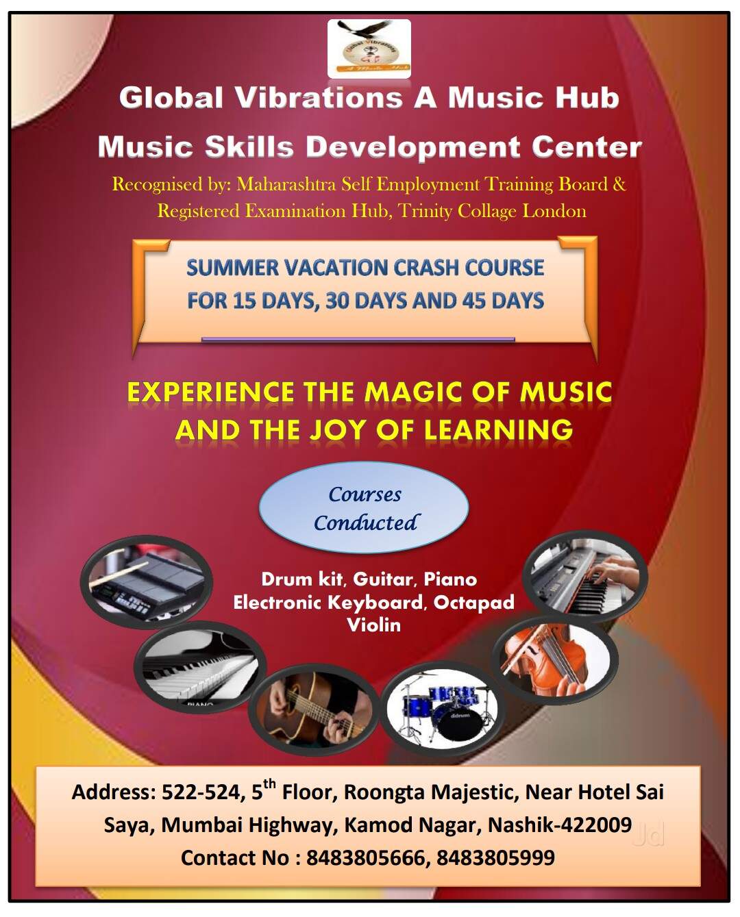 Top Music Classes in Asarbari, Nashik - Best Music Schools - Justdial