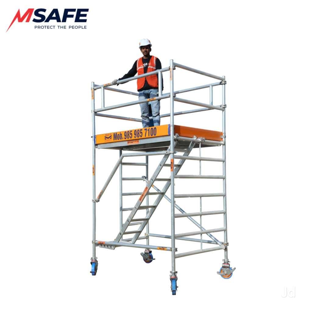 Msafe Aluminium Podium Indoor Scaffolding Solution in Greater Noida at ...