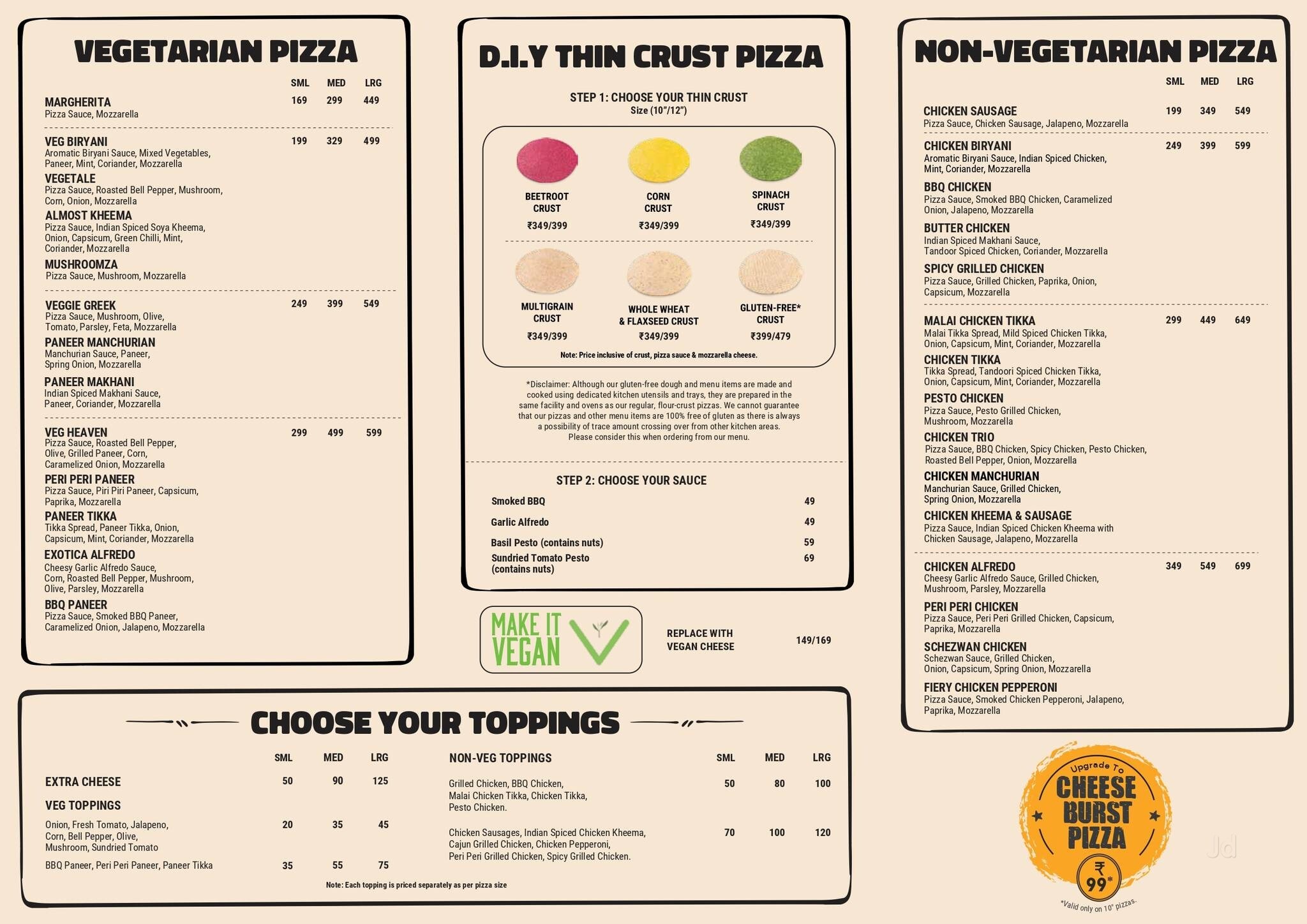 Circle Of Crust in viman nagar,Pune - Order Food Online - Pizza Outlets ...