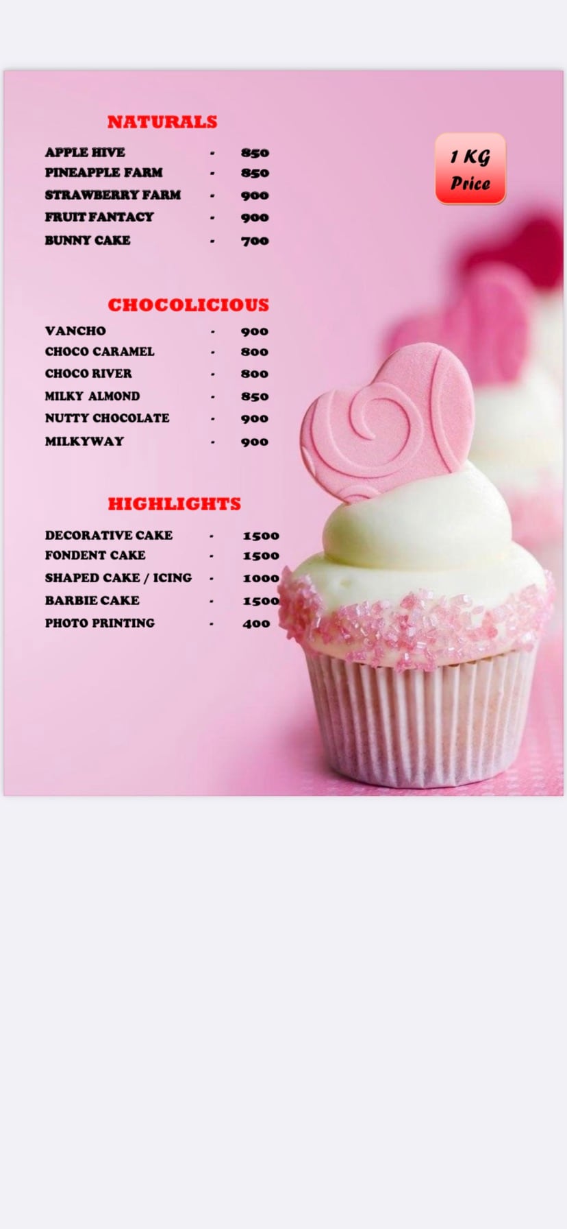 Temptations The Cake Shop in Palluruthy,Ernakulam - Order Food Online ...