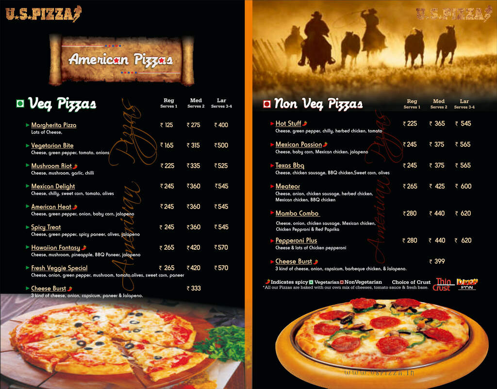 Us Pizza in Althan,Surat - Order Food Online - Best Pizza Outlets in ...