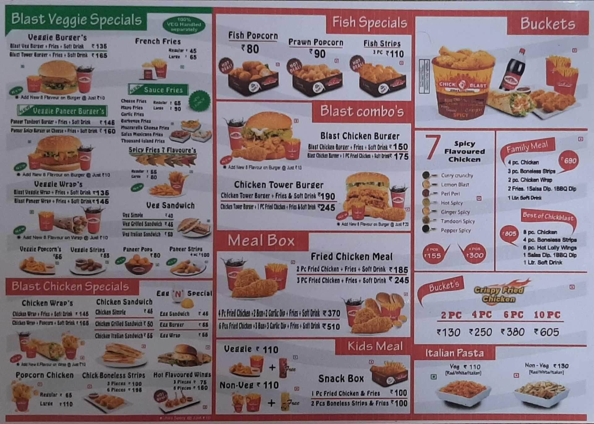 Chick Blast in Avilalal,Tirupati - Order Food Online - Best Sea Food ...