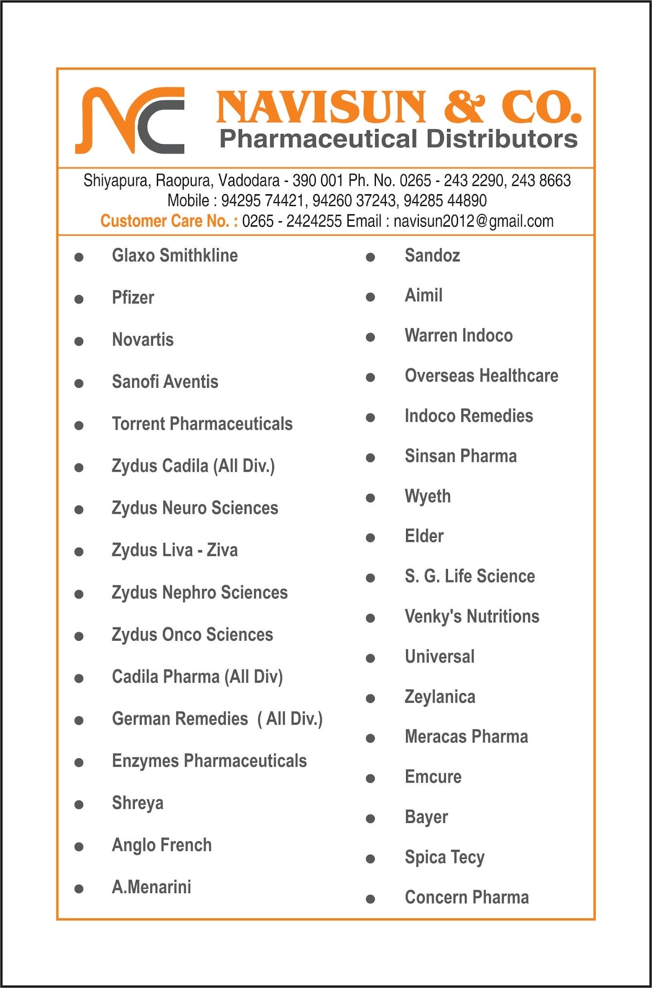 Navisun & Company in Raopura, Vadodara - Best Pharmaceutical ...
