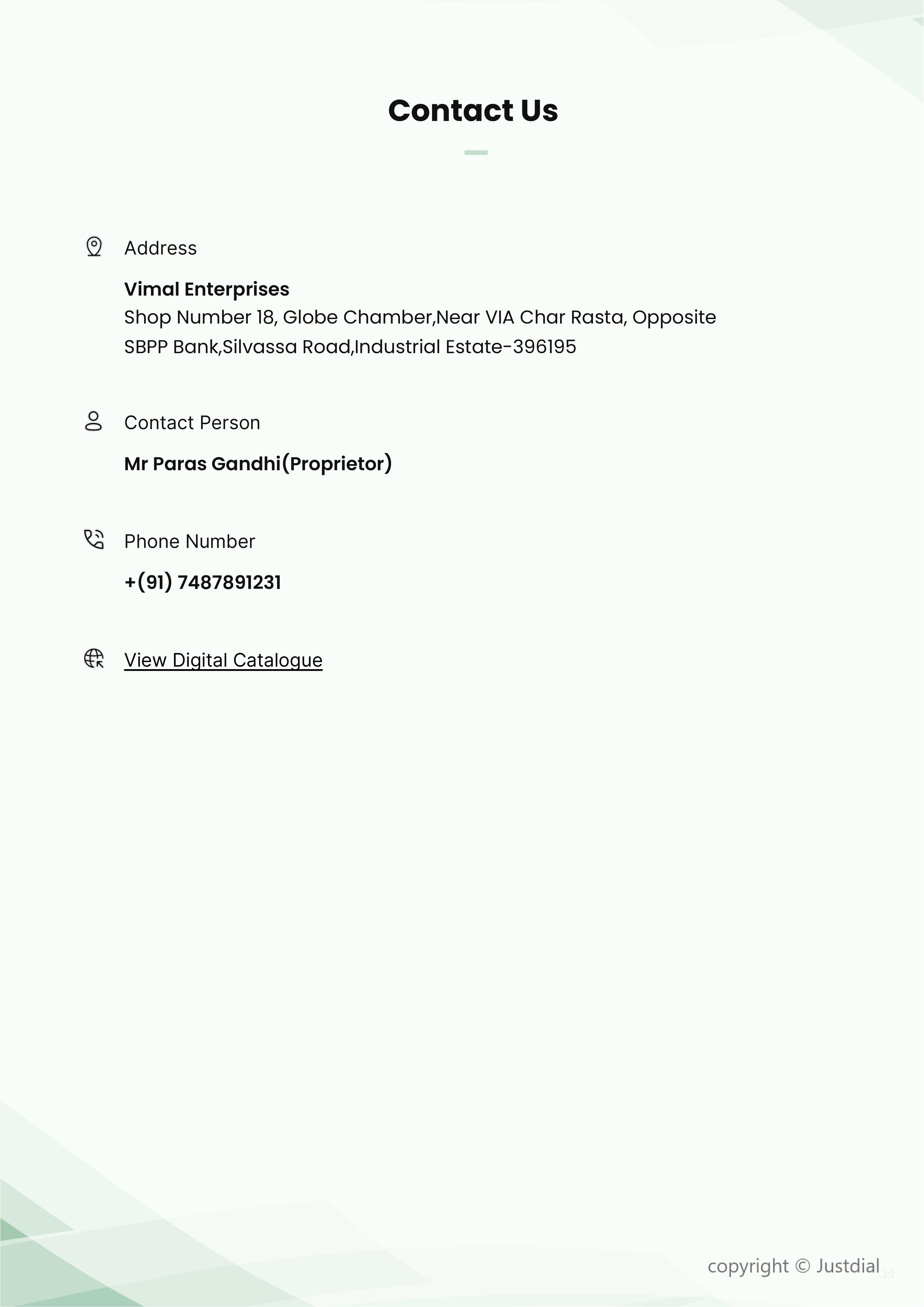 Vimal Enterprises - Dealer from Vapi Industrial Estate, Valsad, India ...