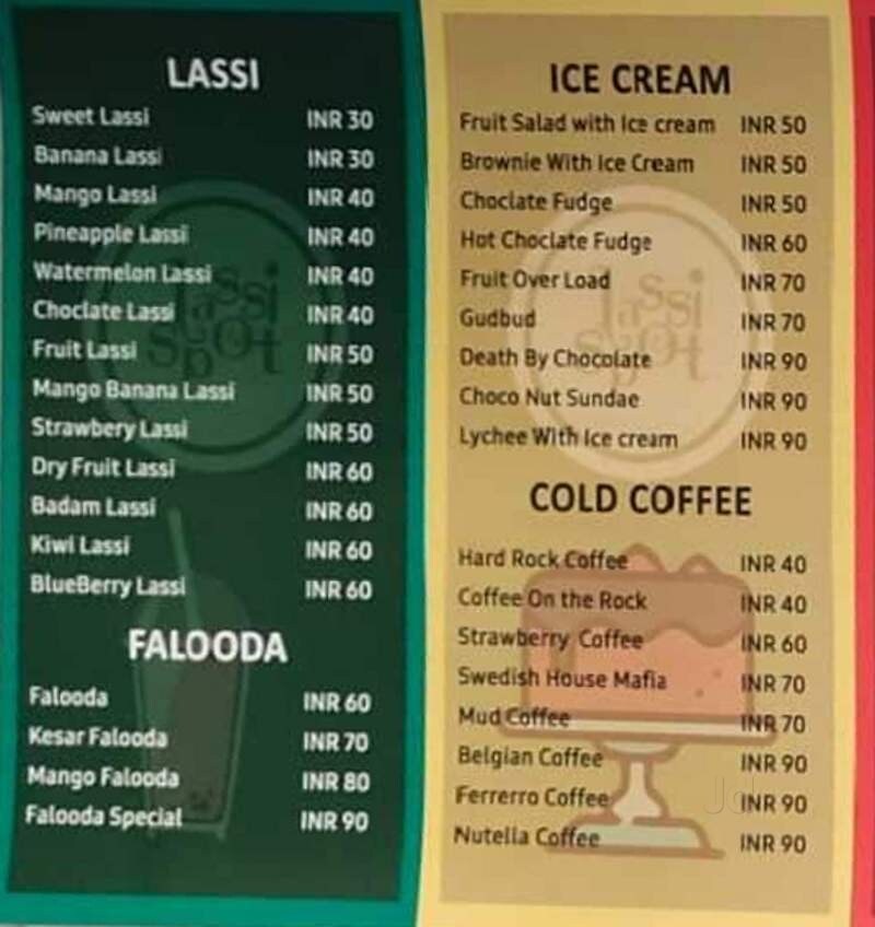 Lassi Spot in Narayanguda,Hyderabad - Order Food Online - Best Ice ...